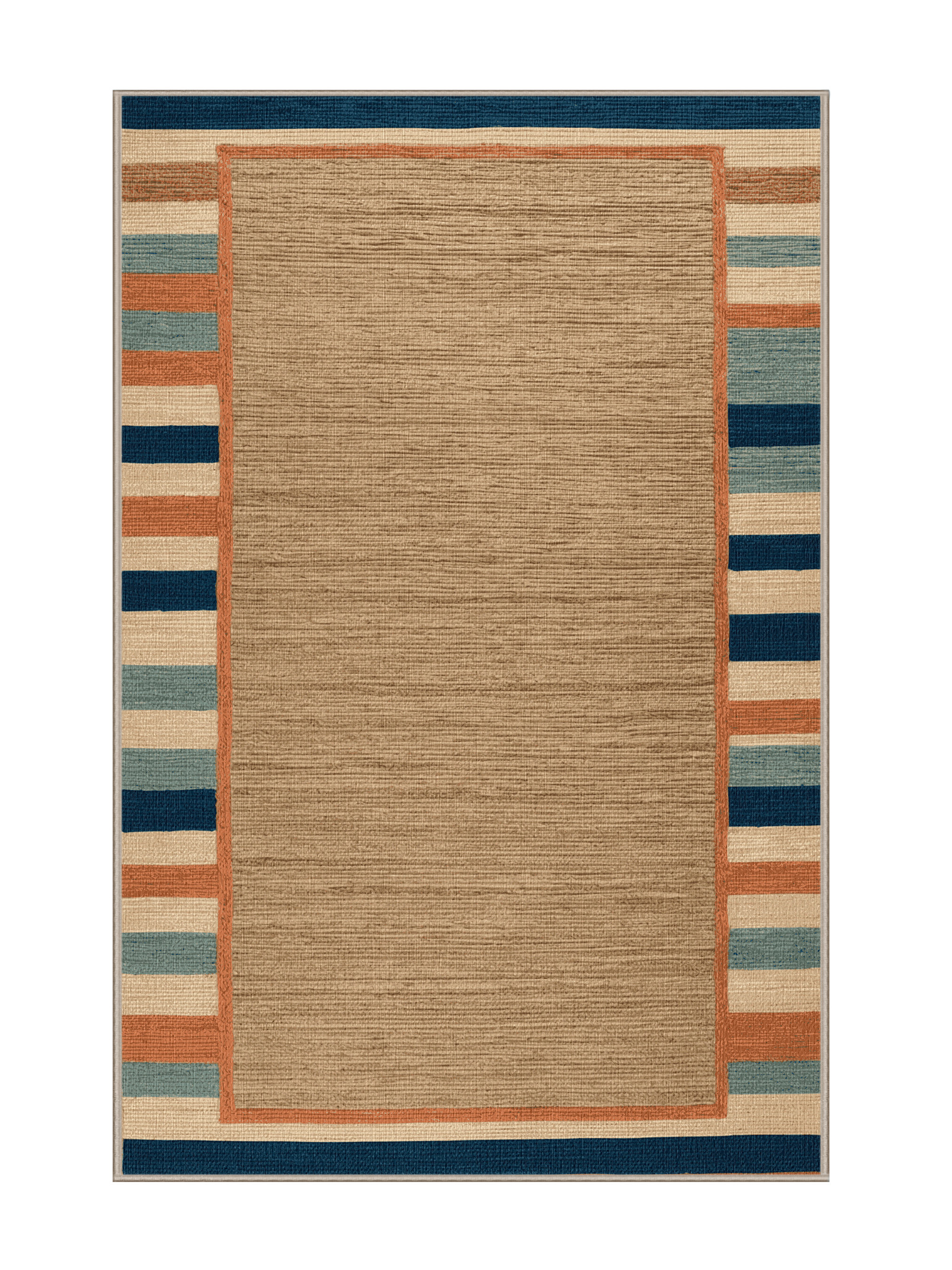 Longshore Tides Washable Coastal Colors Nautical Area Rug | Wayfair