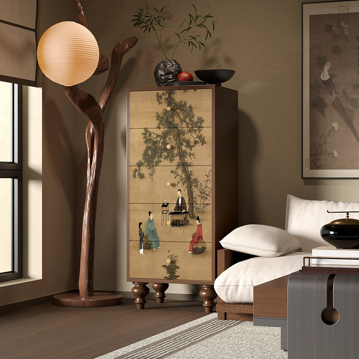 HomeLuxea Aesthetic classical five drawers decor cabinet - Wayfair Canada