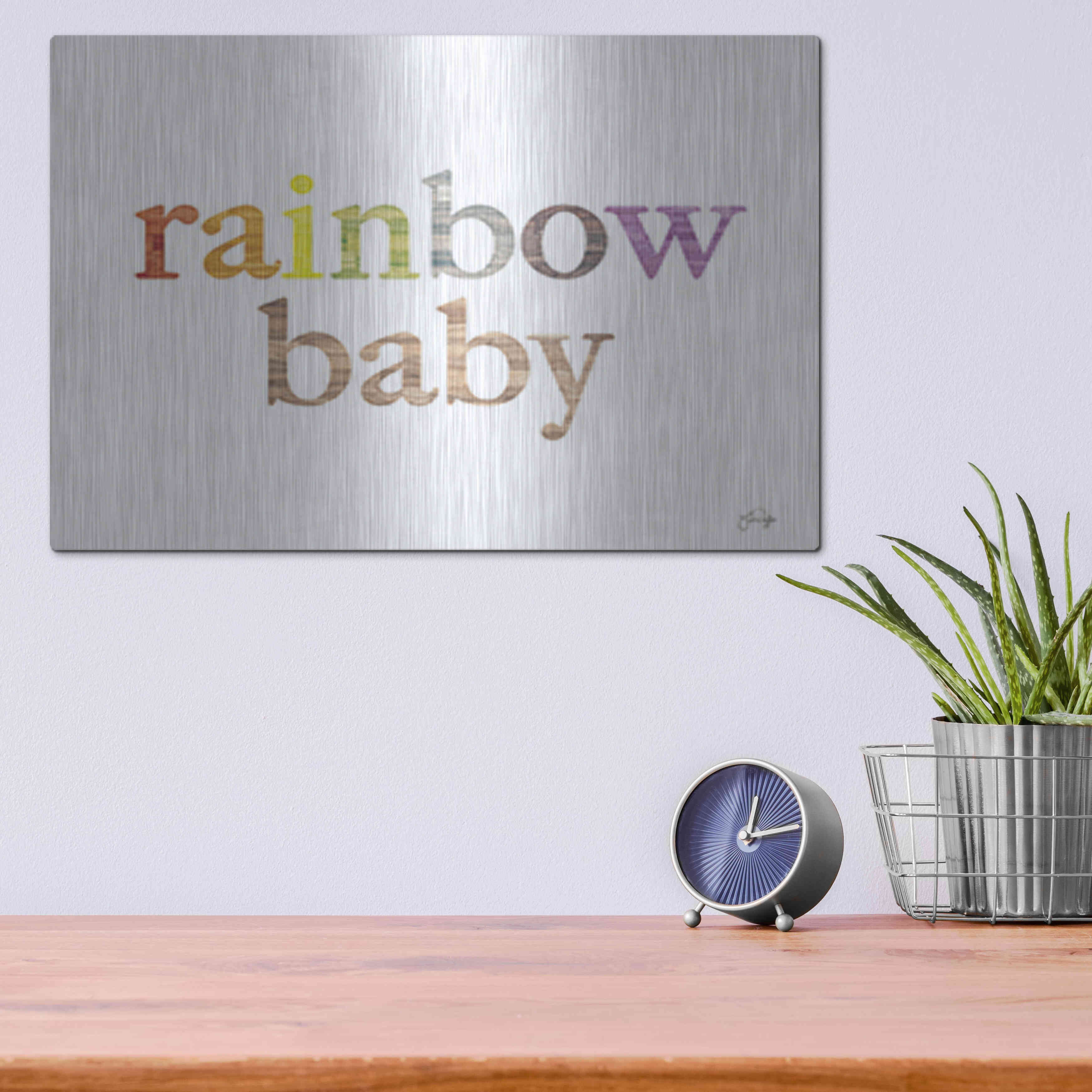 Isabelle & Max™ Rainbow Baby' by Yass Naffas Designs, Metal Wall Art ...