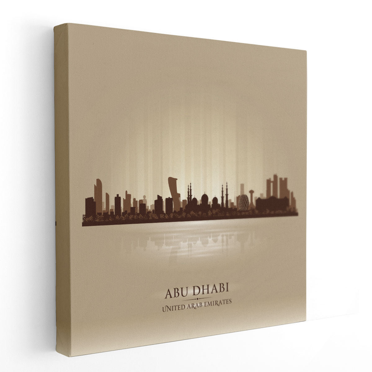 Latitude Run® Abu Dhabi, UAE, City Skyline - Canvas Print Wall Art ...
