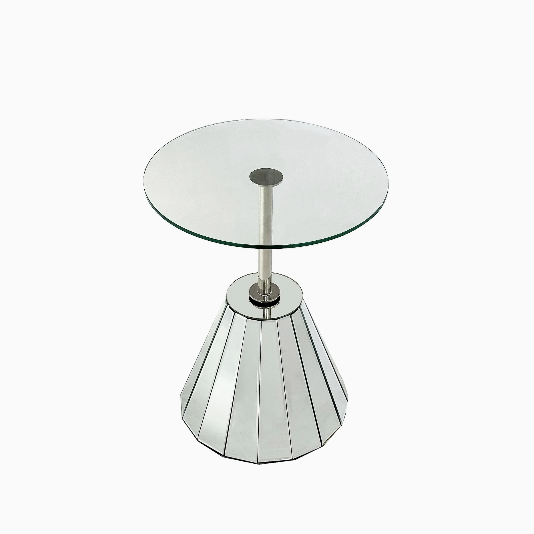 Ivy Bronx Deazia Glass Tray Top End Table | Wayfair