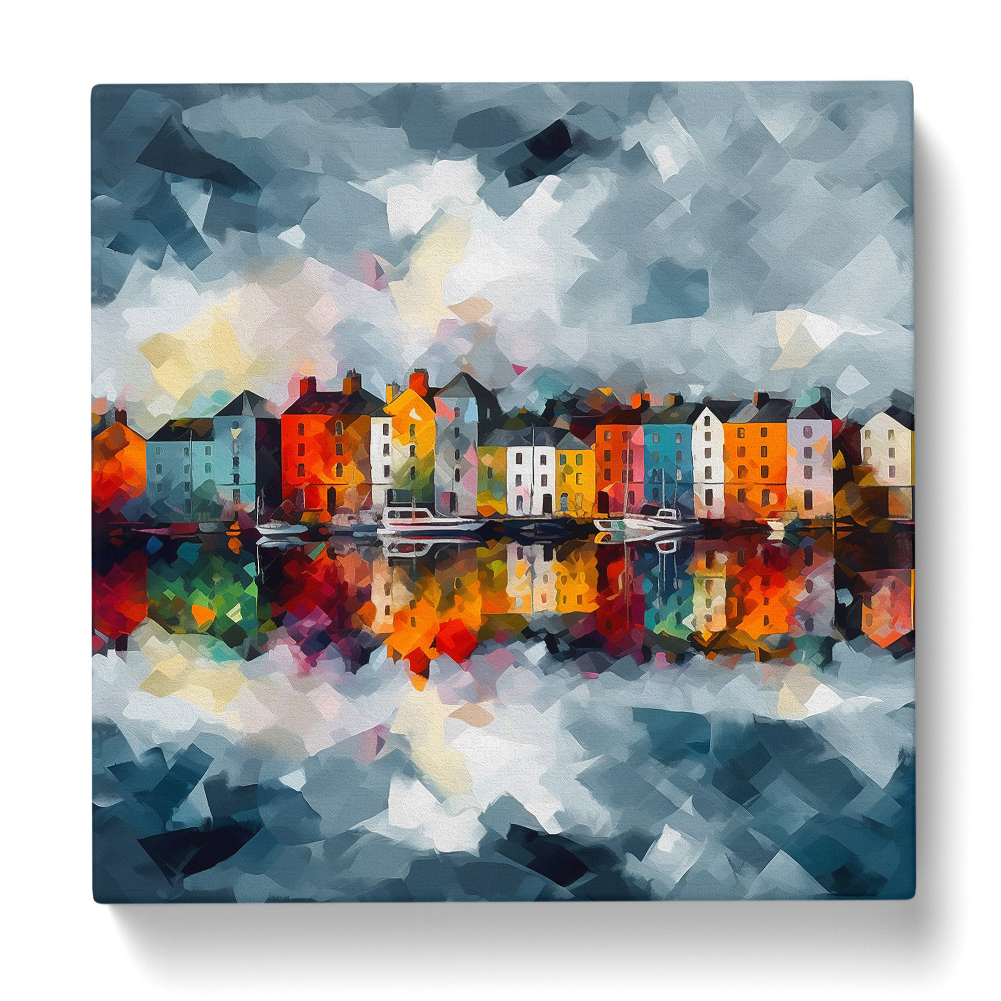 17 Stories City Of Galway Abstract Art No.2 - Art Prints | Wayfair.ie