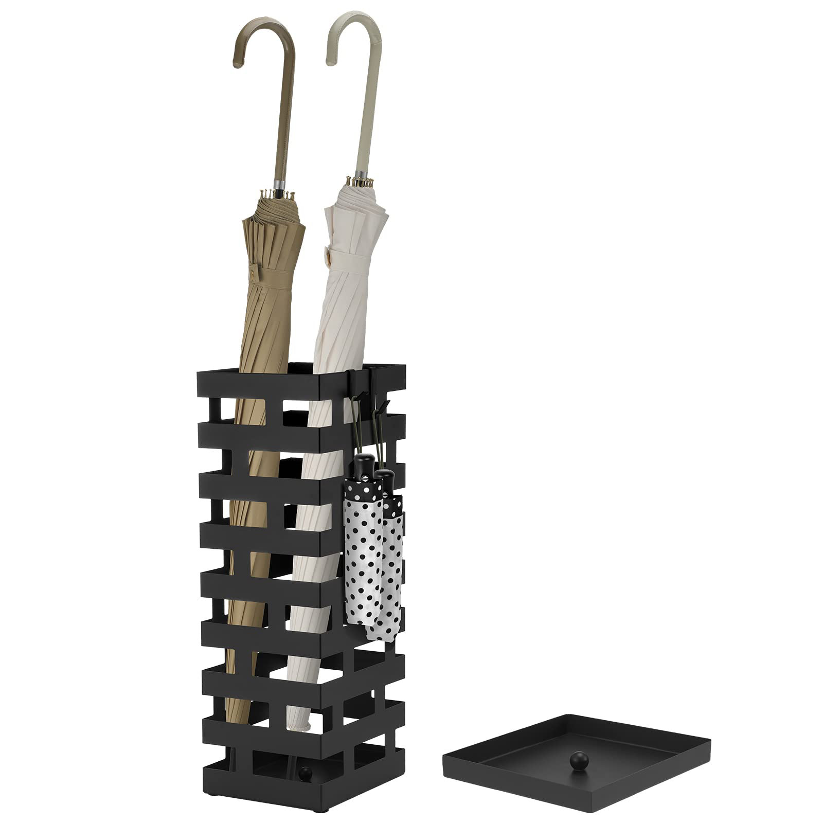 Latitude Run® Umbrella Stands For Entryway Large Metal Umbrella Holder ...