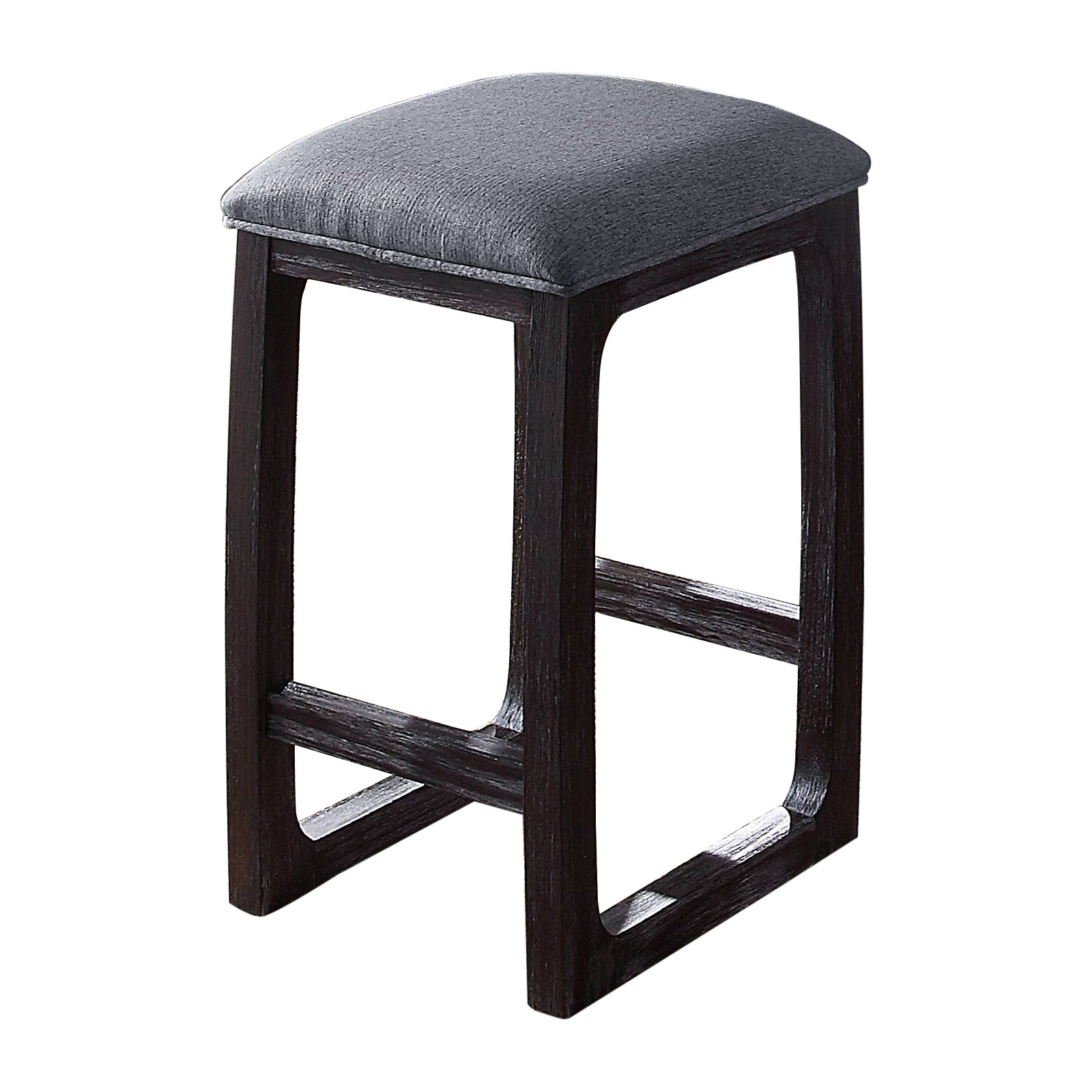 Ebern Designs Alezay 25.5'' H Counter Stool in Gray and Weathered ...