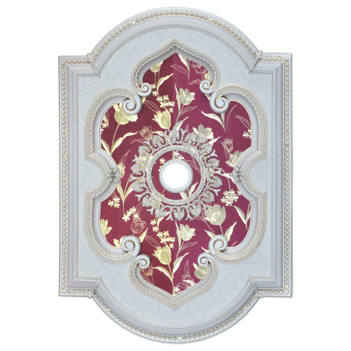 Artistry Lighting ARC0913-F1-091 Rectangular Ceiling Medallion | Wayfair
