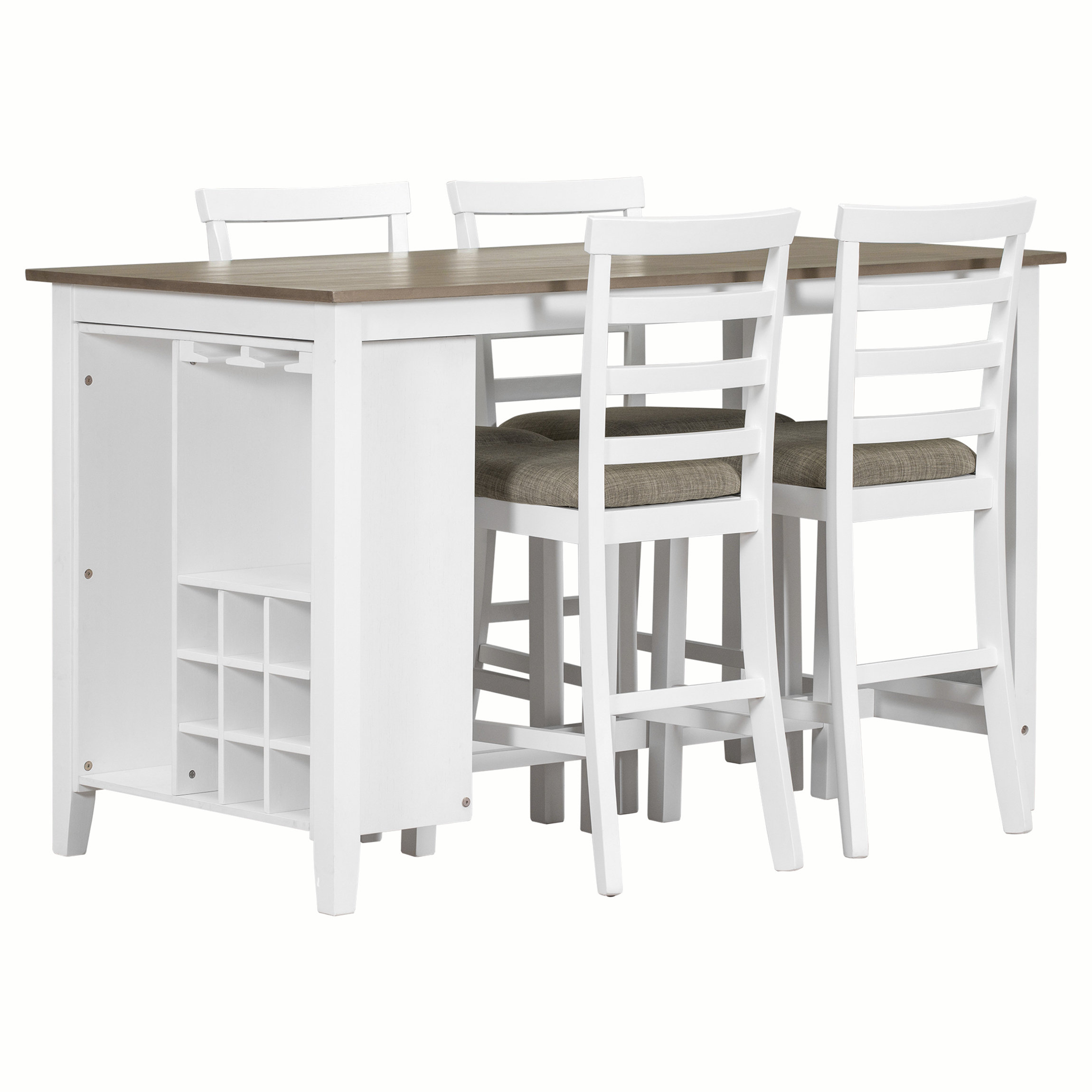 Red Barrel Studio® Swinney Kitchen Island Set & Reviews | Wayfair