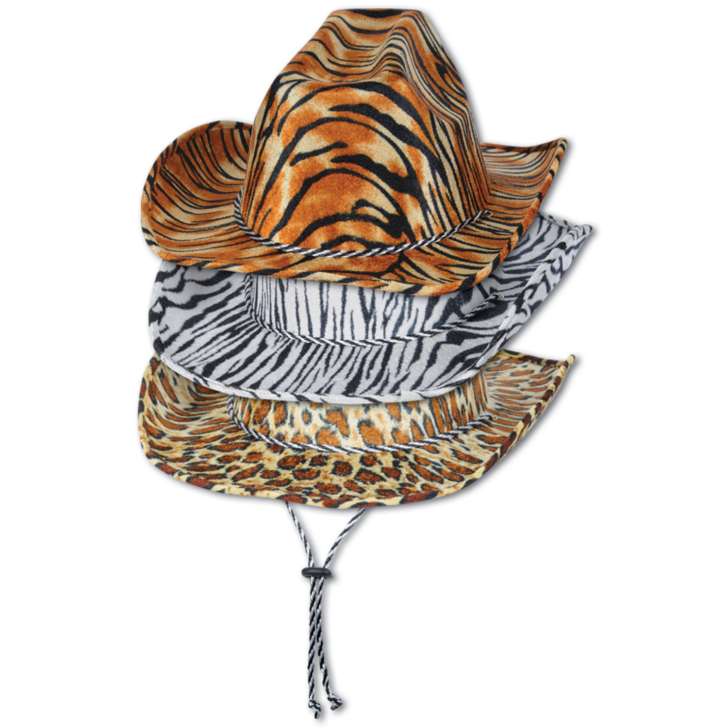 Dakota Fields Animal Print Cowboy Hats - Pack of 6 | Wayfair
