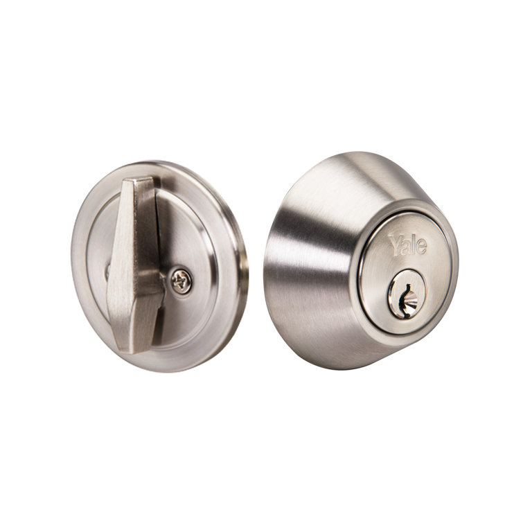 Yale Verrou rond à cylindre simple et Commentaires - Wayfair Canada