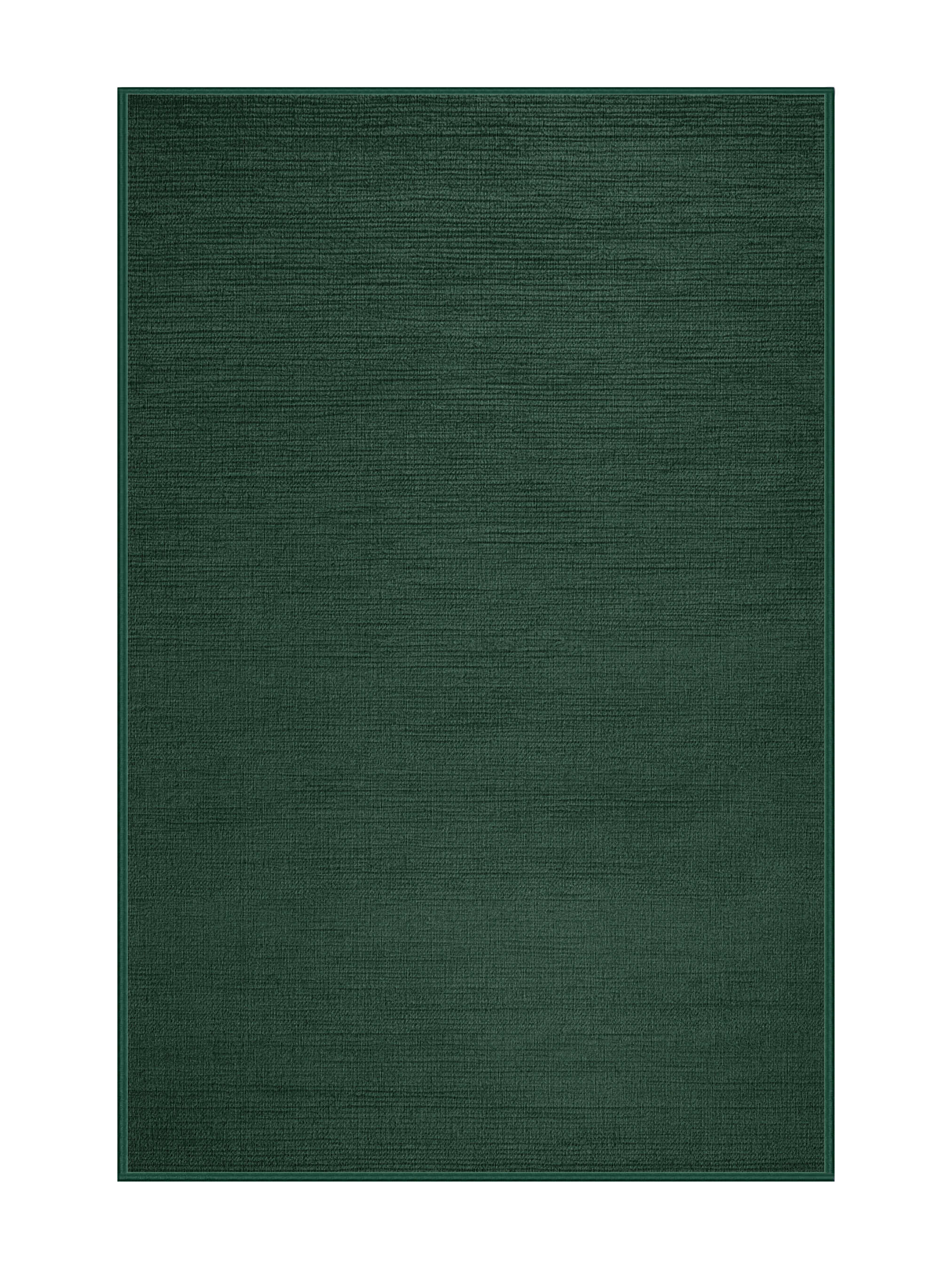 Hokku Designs Machine Washable Solid Green Area Rug | Wayfair