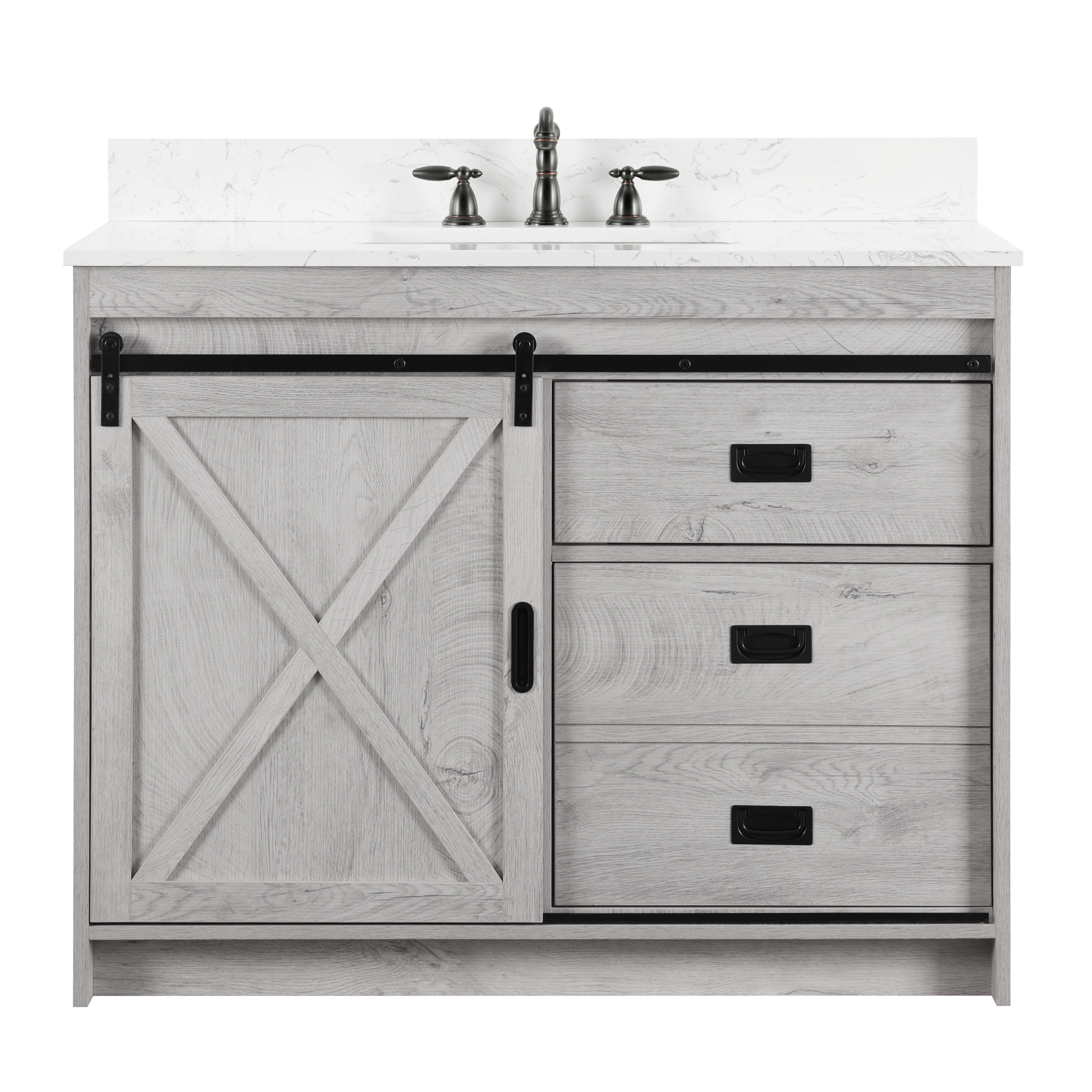 Sand & Stable™ Jillian 42'' Free-standing Single Bathroom Vanity with ...