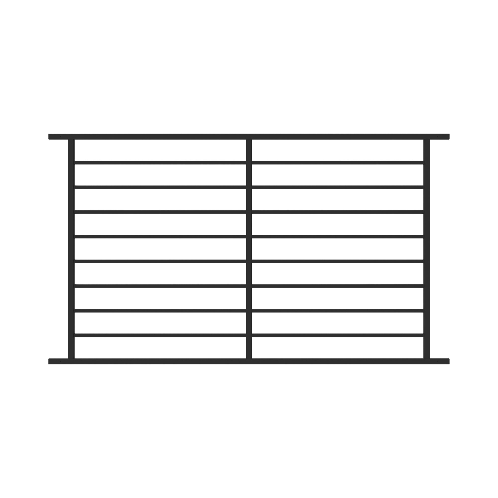 Fortress Building Products Fe26 Axis Steel Railing Level Panel | Wayfair