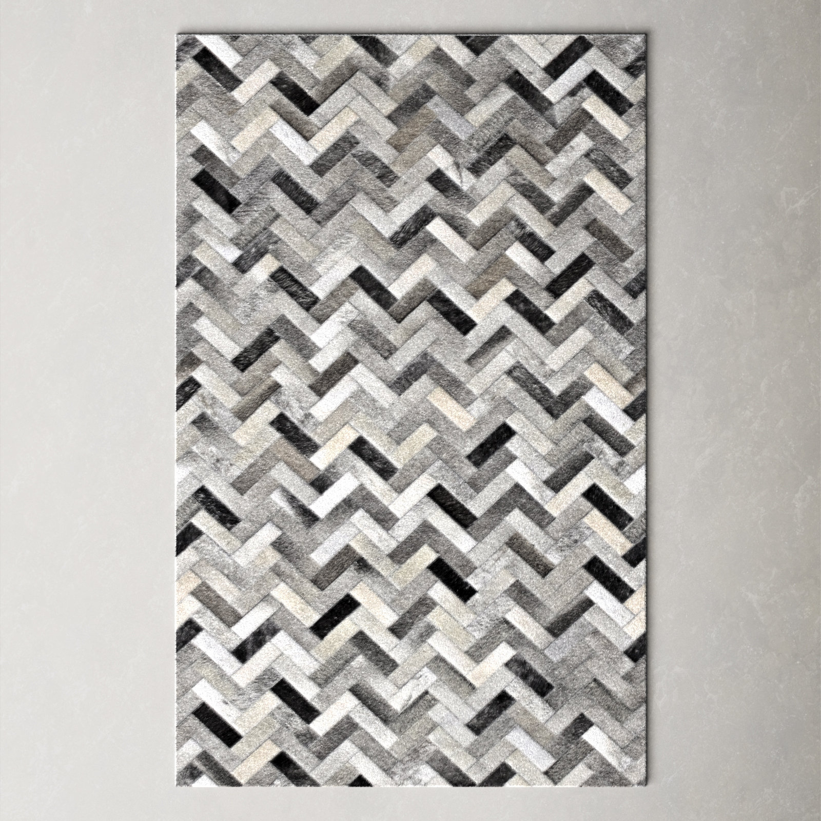AllModern Marsha Handmade Cowhide Ash Area Rug & Reviews | Wayfair