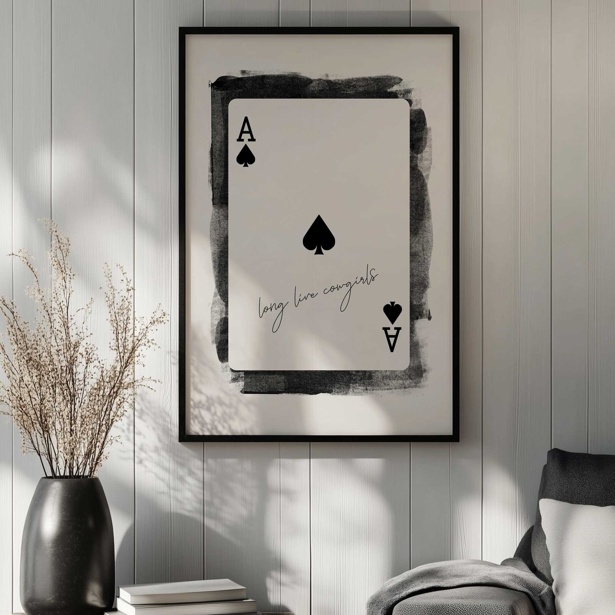 Winston Porter Monochrome Western Cards I Print | Wayfair