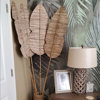 Joss & Main Cyrus Palm Leaf and Decorative Fan Vase Fillers Sculpture ...