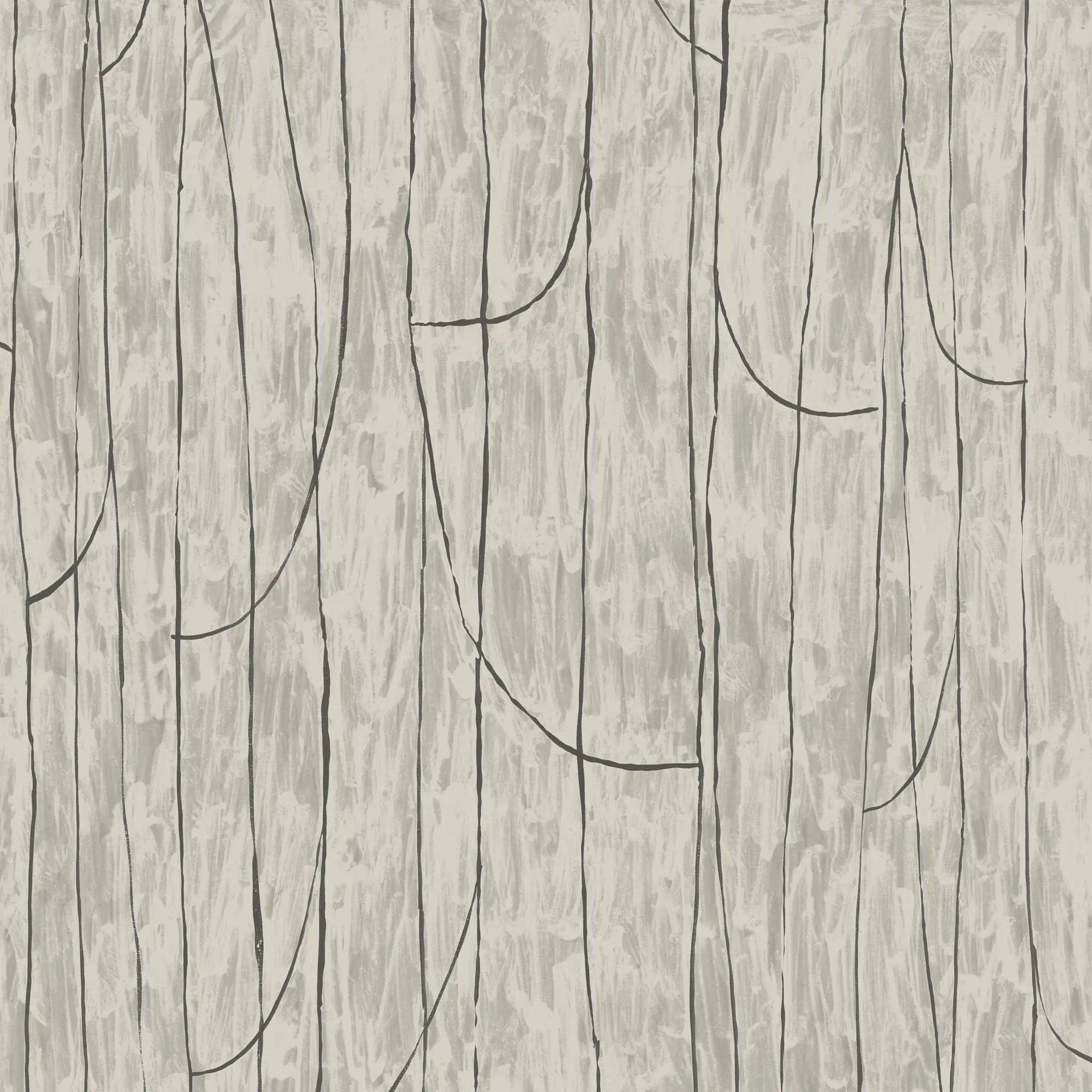 Mitchell Black Lingering Lines - Wallpaper | Wayfair
