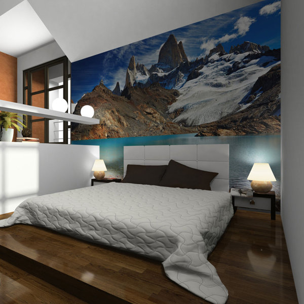 East Urban Home Glatte Tapete Monte Fitz Roy, Patagonia, Argentina 1,93 ...