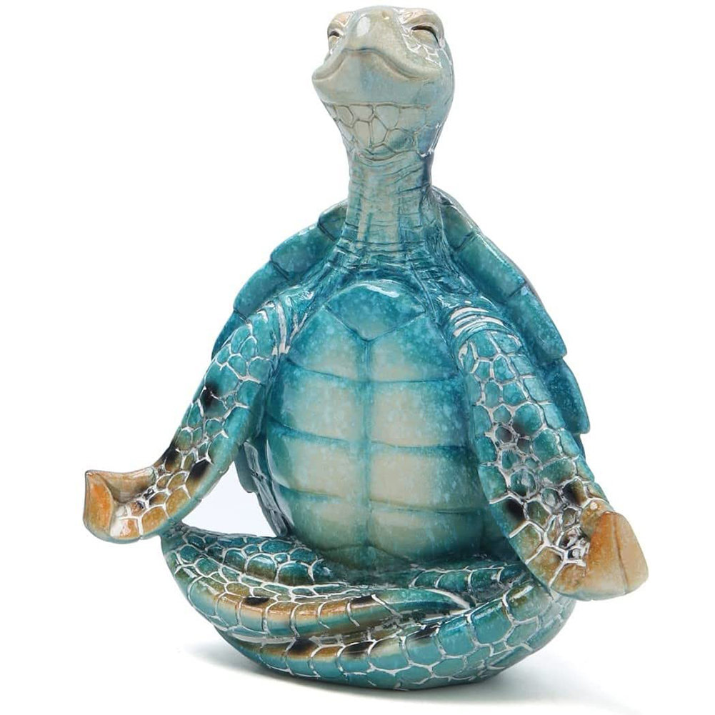 Breakwater Bay Sea Turtle Meditation Yoga Decor | Wayfair