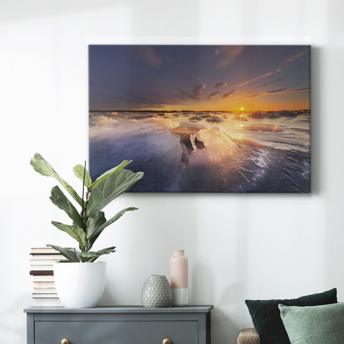 Beachcrest Home™ Breakthrough-Gallery Wrapped Canvas | Wayfair