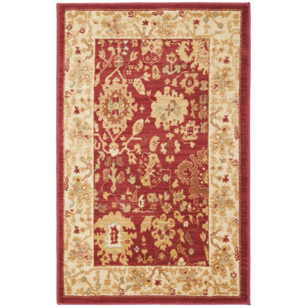 Charlton Home® Christensen Performance White Rug | Wayfair
