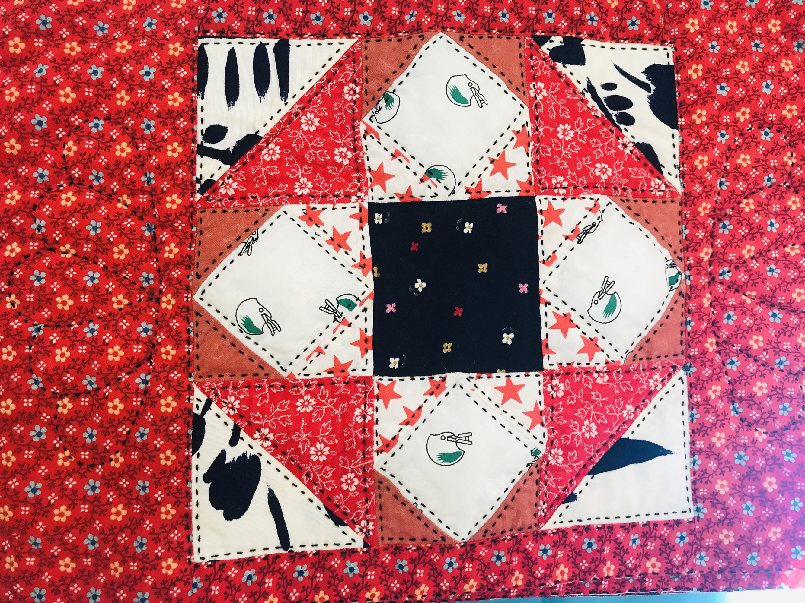 Rosalind Wheeler 12" X 18" Set Of 6 Patchwork Place Mats Quilted New ...