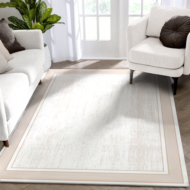 Well Woven Cairo Filippa Border Vintage Ivory Rug & Reviews | Wayfair.co.uk
