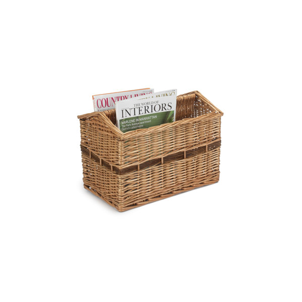 Highland Dunes Wicker Magazine Rack Holder & Reviews | Wayfair.co.uk