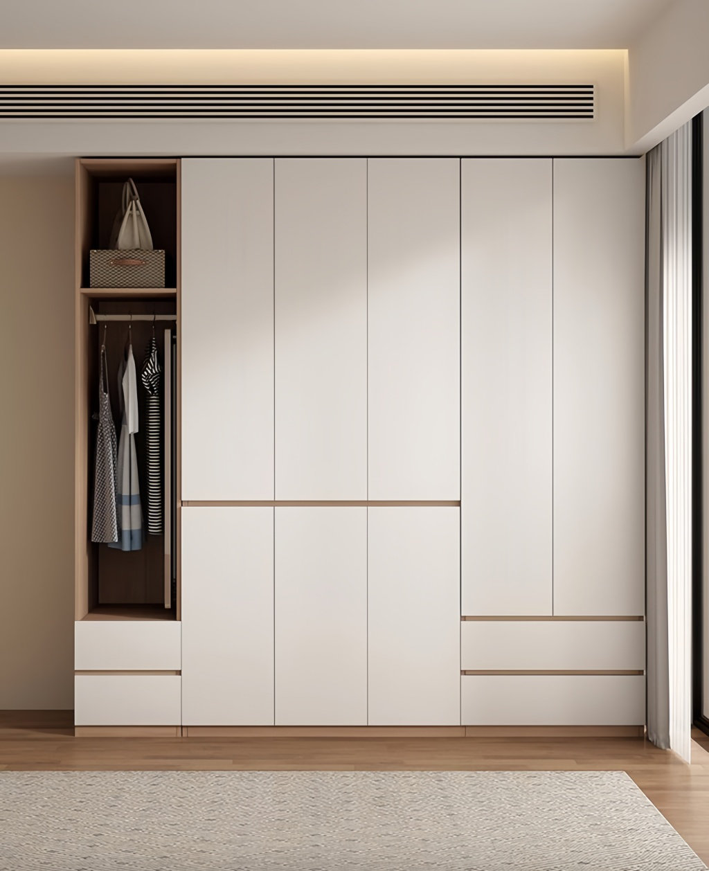 marlao Simple Classic Micro Retro Wardrobe | Wayfair