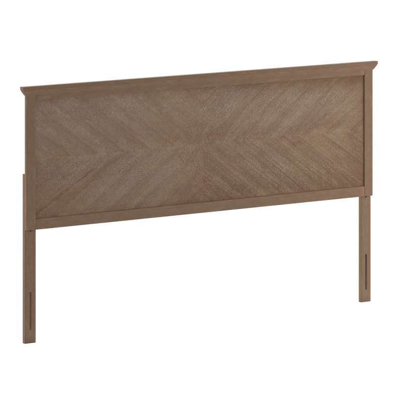 Red Barrel Studio® Culbert Herring Bone Solid Wood Adjustable Headboard ...