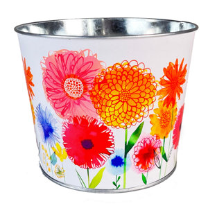 Winston Porter Metal Bucket | Wayfair