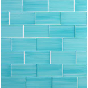 Blue Peel & Stick Backsplash Tile You'll Love | Wayfair