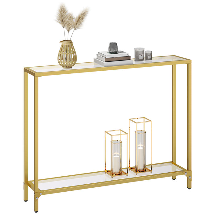 Everly Quinn Vonte 39.4" Console Table & Reviews | Wayfair