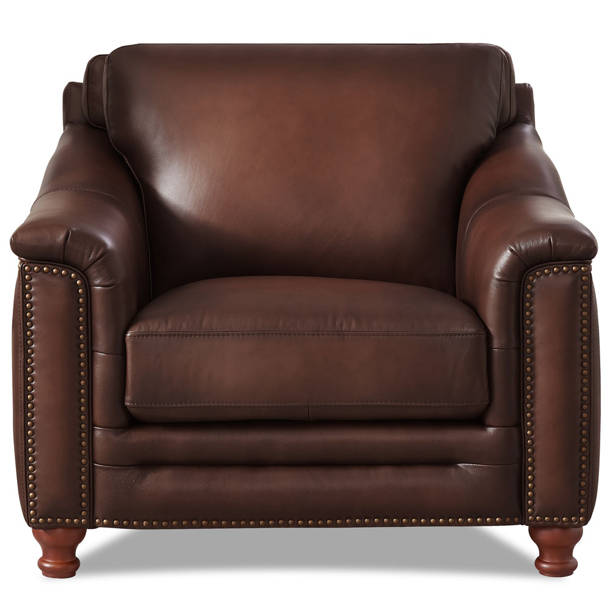 Wade Logan® Audrik 6 - Piece Leather Sectional | Wayfair