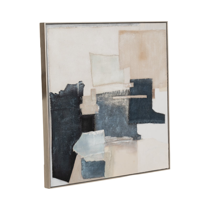 Orren Ellis Elowen 40x40 Canvas Handpainted Wall Art | Wayfair