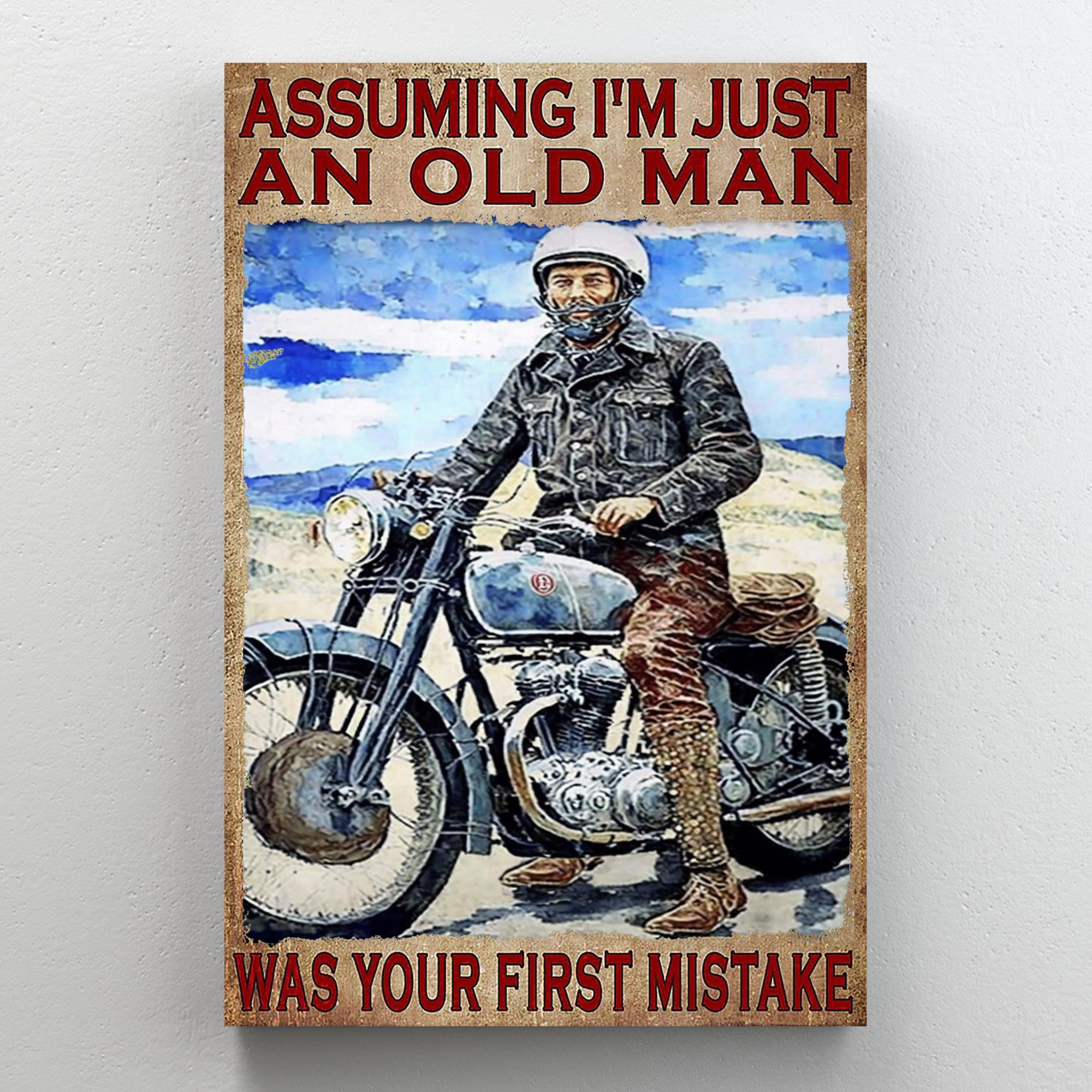 Trinx Assuming Im Just An Old Man - 1 Piece Rectangle Graphic Art Print ...