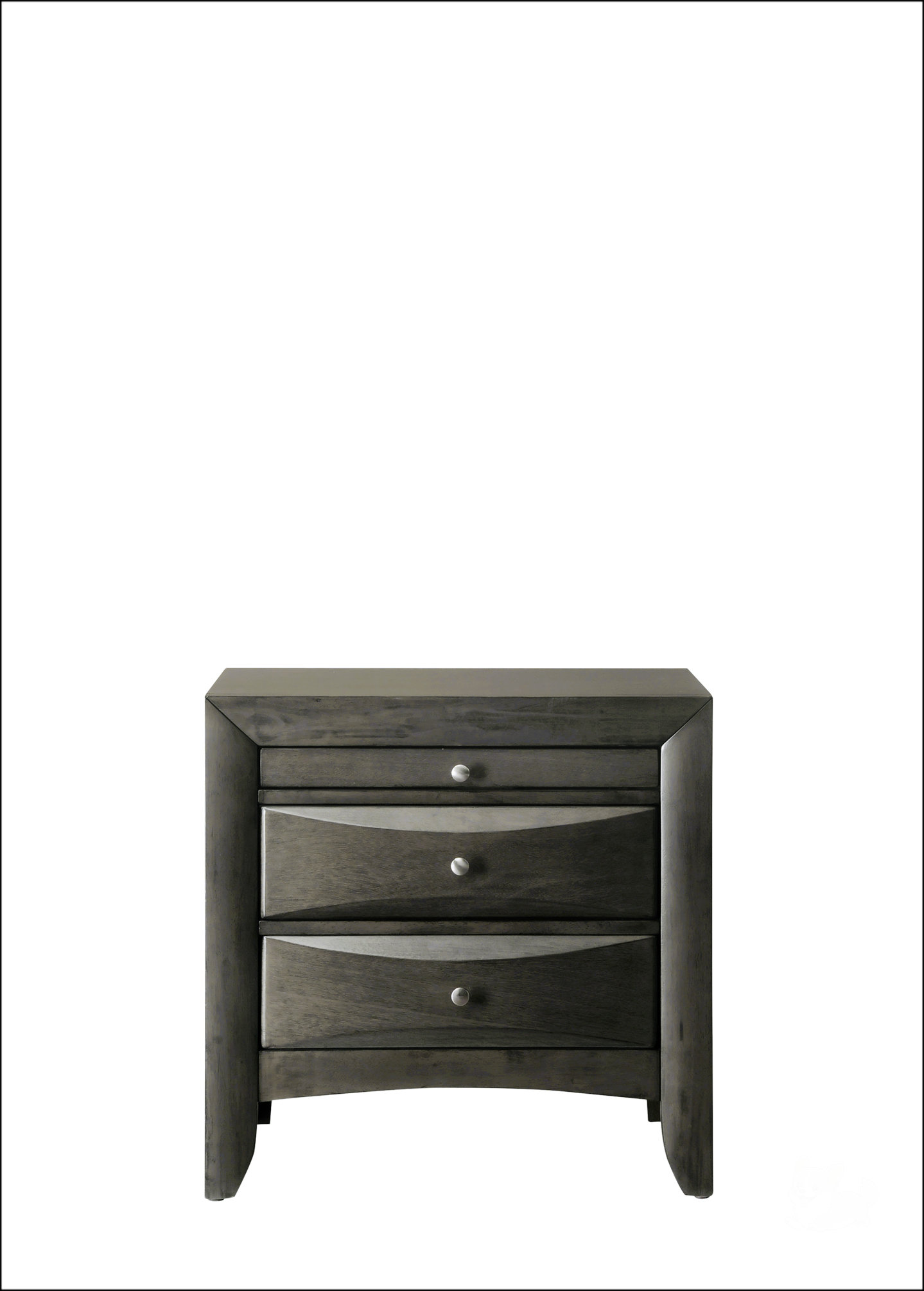 Latitude Run® Stylish And Functional Nightstand With Pull-Out Shelf And ...