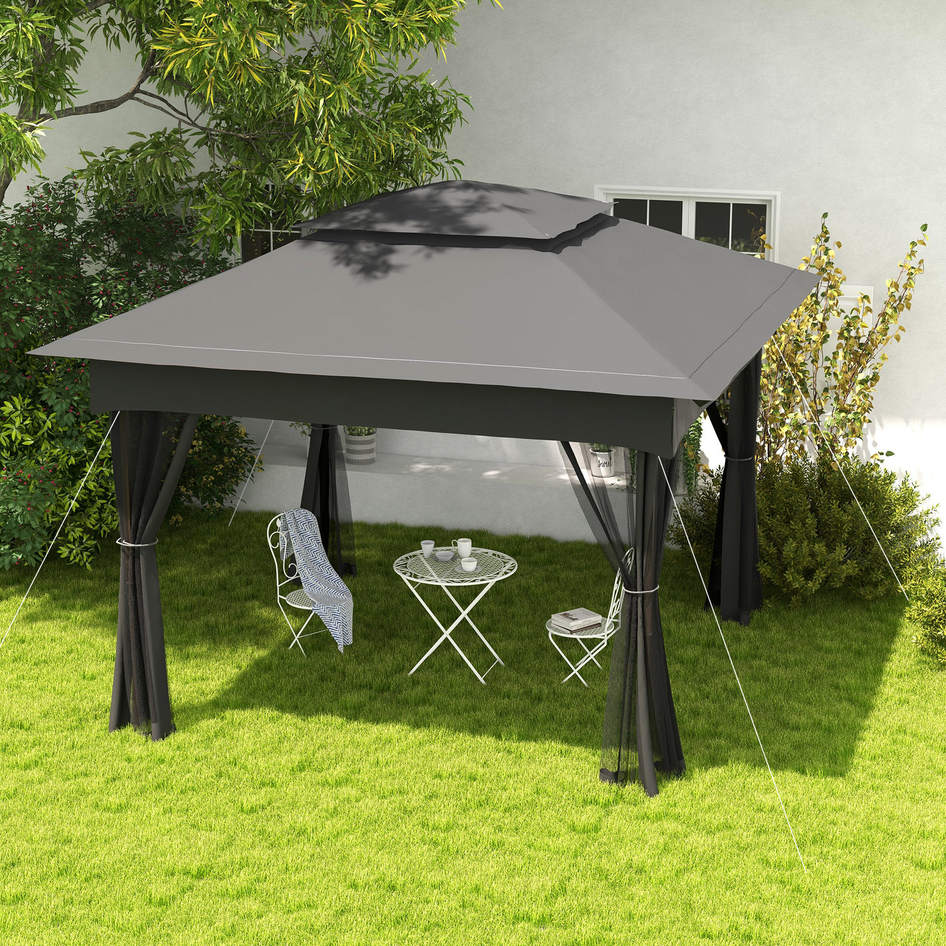 Latitude Run® 11' X Pop Up Canopy, Outdoor Patio Gazebo Shelter With ...