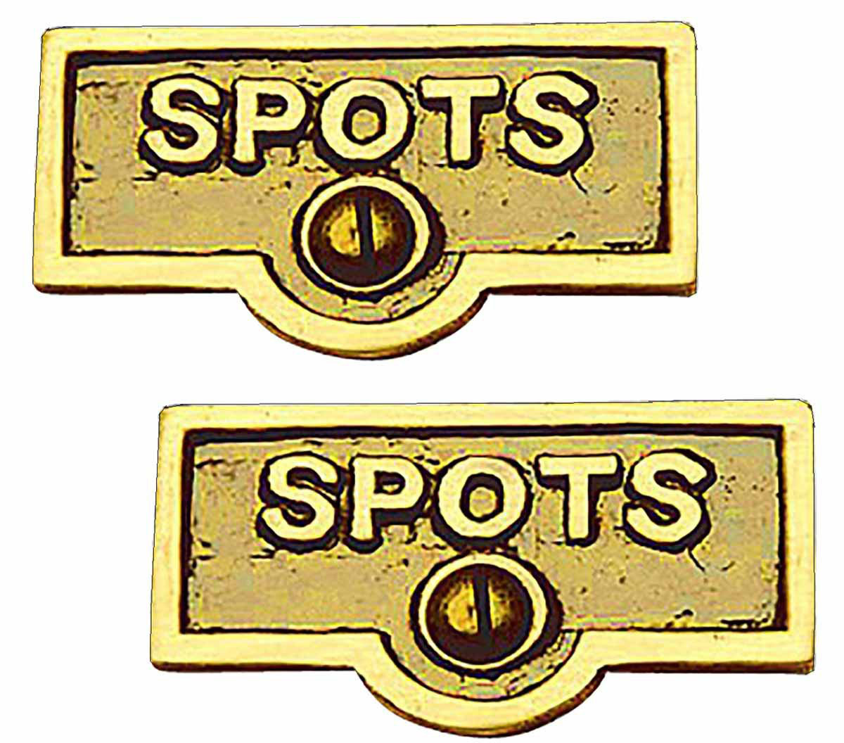 The Renovators Supply Inc. Switch Tags Spots Name Signs 1-Gang Rocker ...