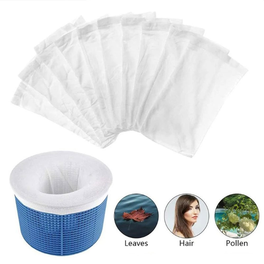 Symple Stuff 50 Pack Of Pool Skimmer Socks Filters Baskets Socks Pool ...