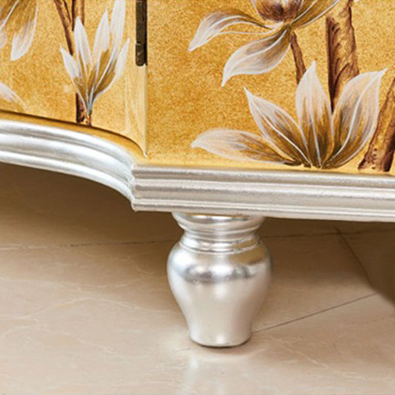 Liu's ink furniture Hand Painted Elegant Storage Cabinet | Wayfair