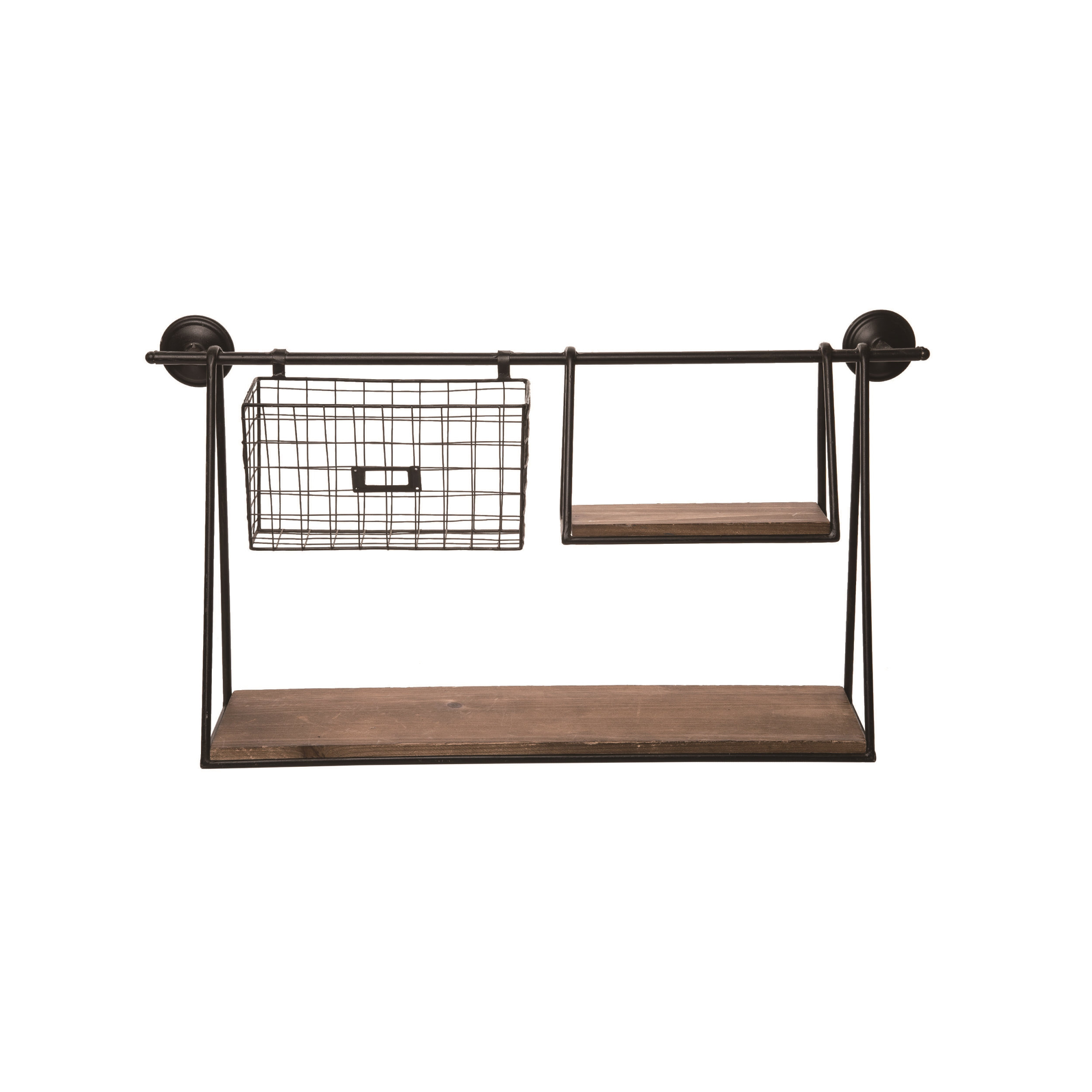 Williston Forge Benedetti 2 Piece Metal Tiered Shelf | Wayfair