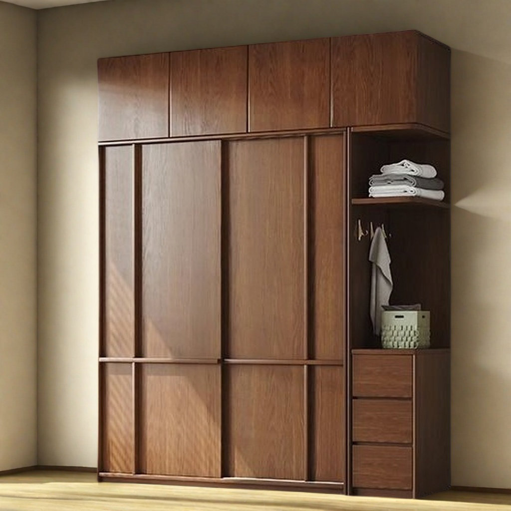 marlao Simple Retro Push And Pull Wardrobe | Wayfair