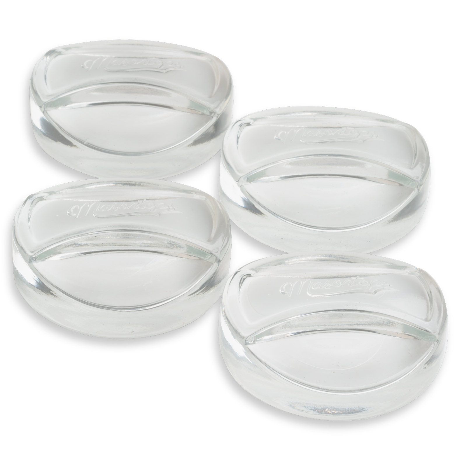 Masontops Universal 4 Pieces Glass Lid | Wayfair