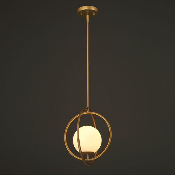 Willa Arlo Interiors Bayron 1 - Light Living Rooms Steel Dimmable ...