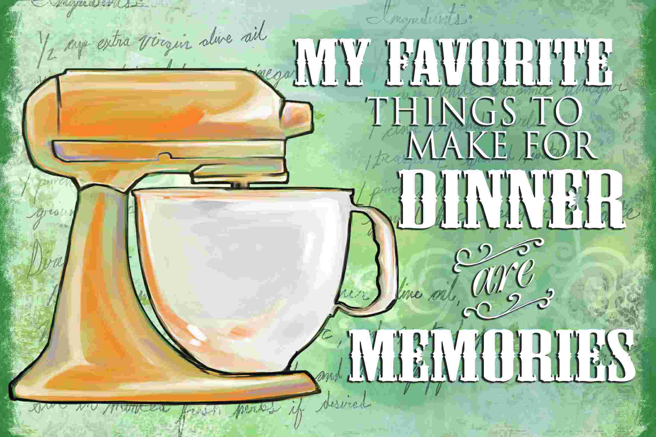Trinx Favorite Recipe - Wrapped Canvas Graphic Art | Wayfair
