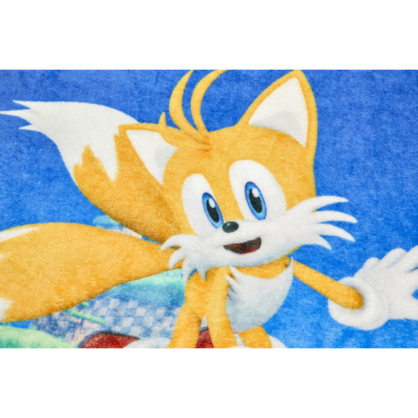 Just Funky Sonic the Hedgehog Sonic & Tails Throw | Wayfair