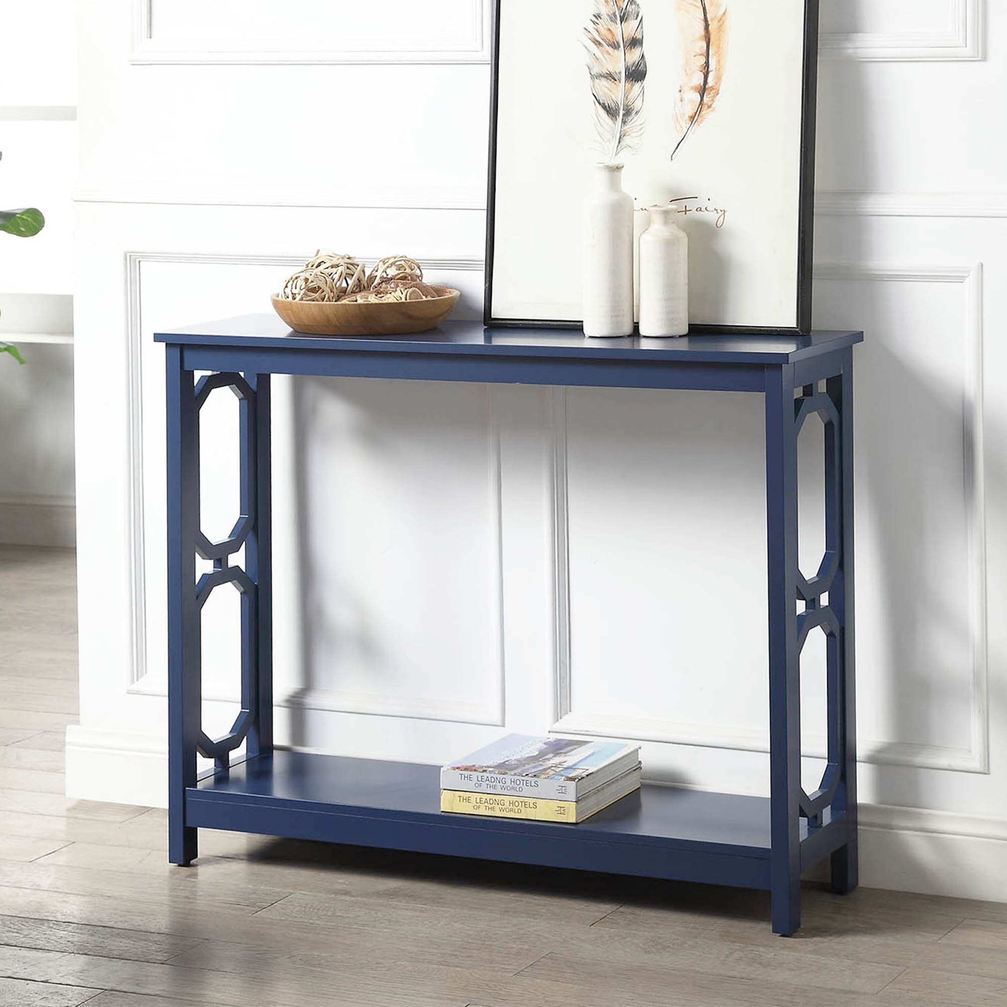 Winston Porter Jeneil - Minburn 39.50" W Console Table with Shelf ...