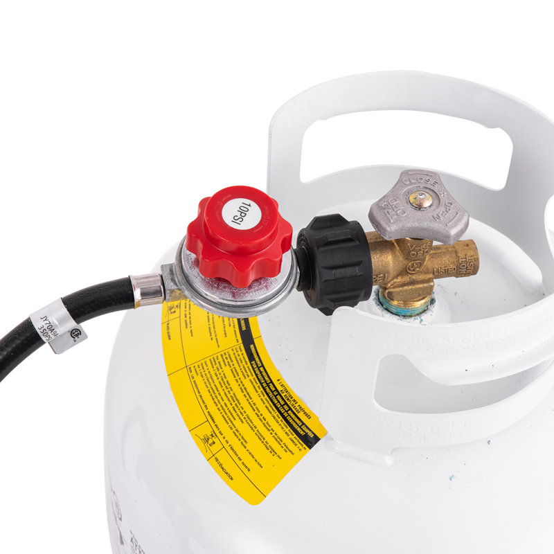 Outermust 10 Psi Propane Hose With Regulator Qcc1 Type 4 Ft Propane ...