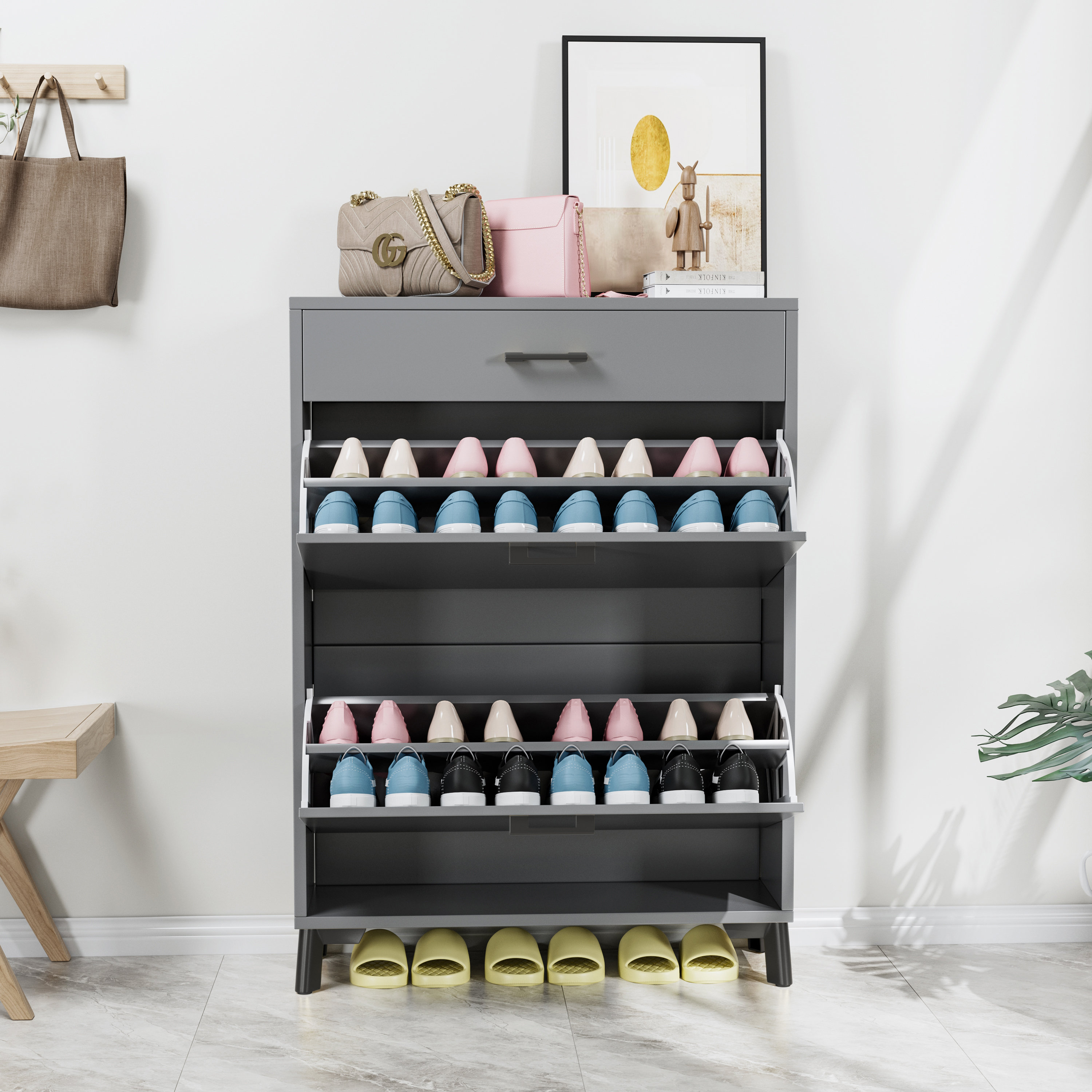 Mercer41 Lucenia Shoe Storage | Wayfair