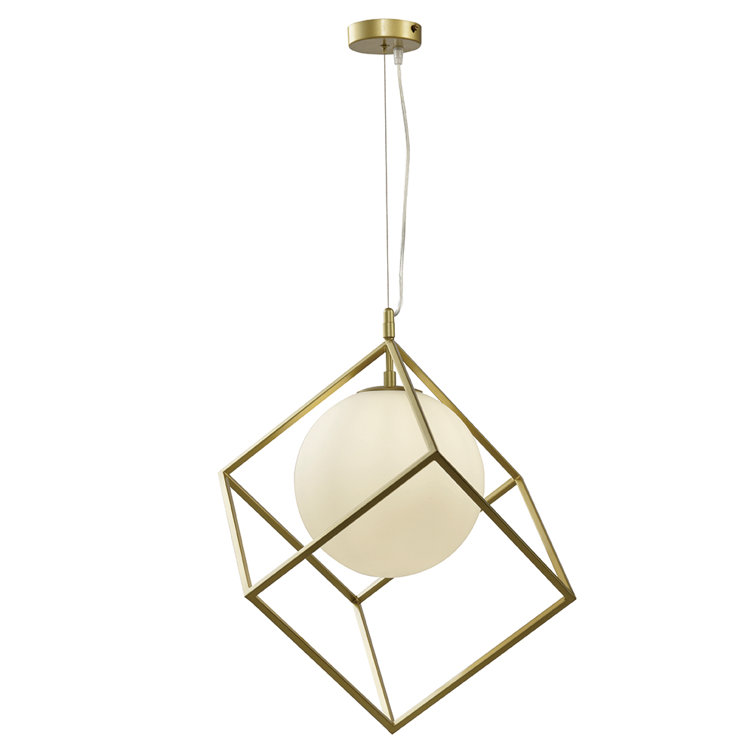 Kensington 1 - Light Square/Rectangle Globe LED Pendant | Wayfair.co.uk