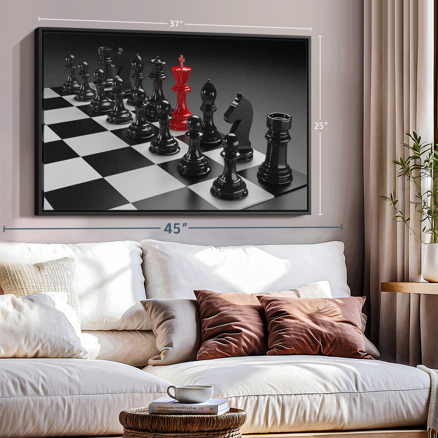 Trinx " Chess Set Pop Wall Art " | Wayfair